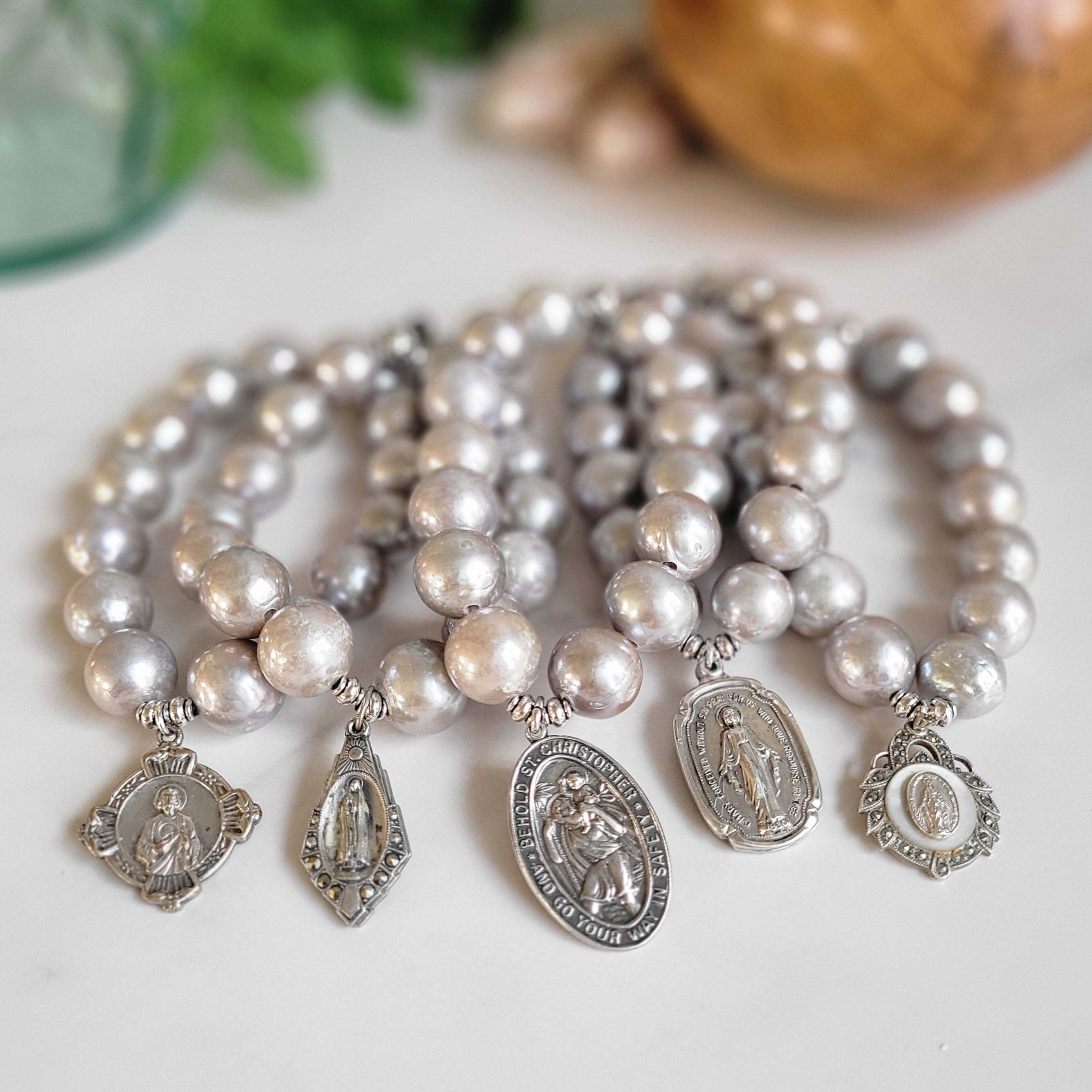 Freshwater Pearl Grey Collection – Afterlife Jewelry Designs
